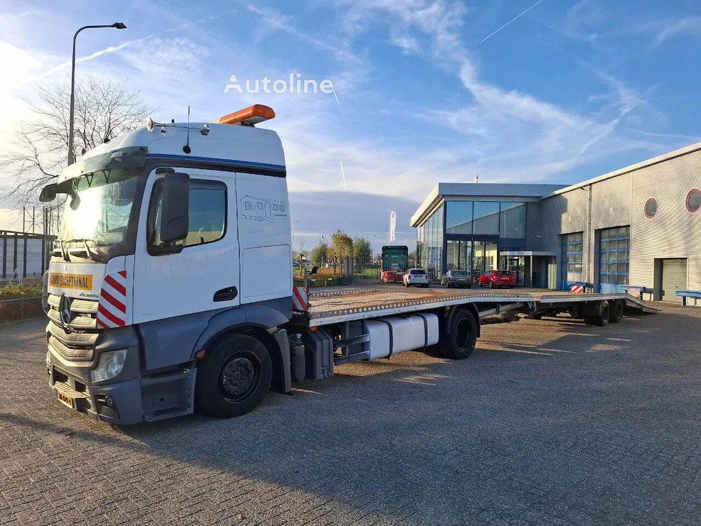 Mercedes-Benz Actros 1842 / NL TRUCK / CAR CARRIER COMBINATION / 1XWINCH / FRA autotransporter