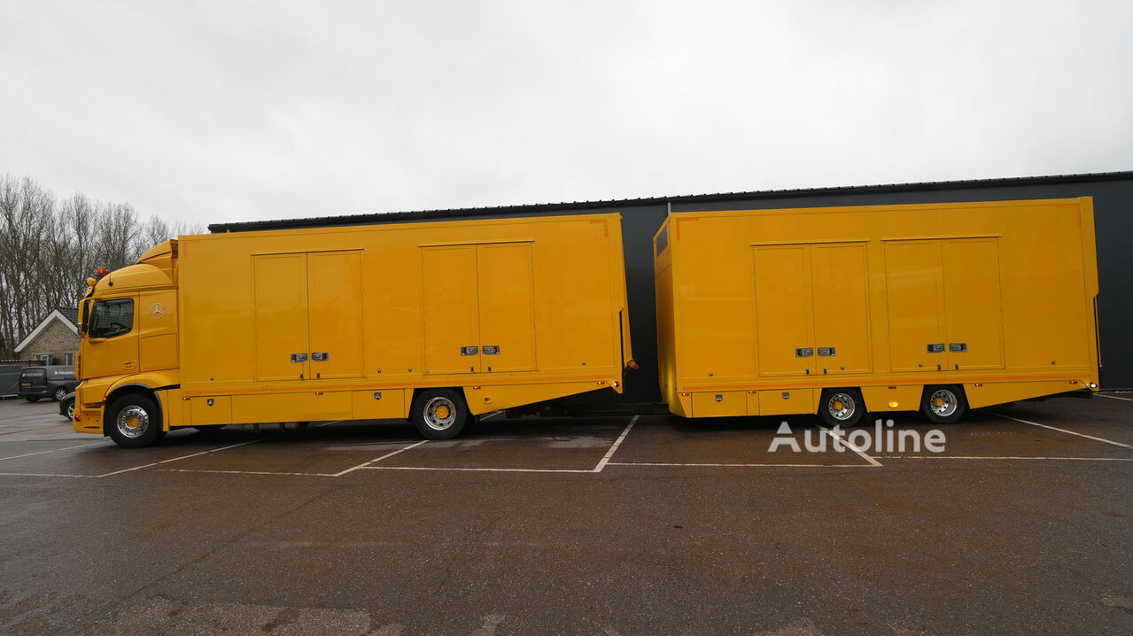 Mercedes-Benz ACTROS 1942 CAR TRANSPORTER COMBI WITH TIJHOF TRAILER autotransporter