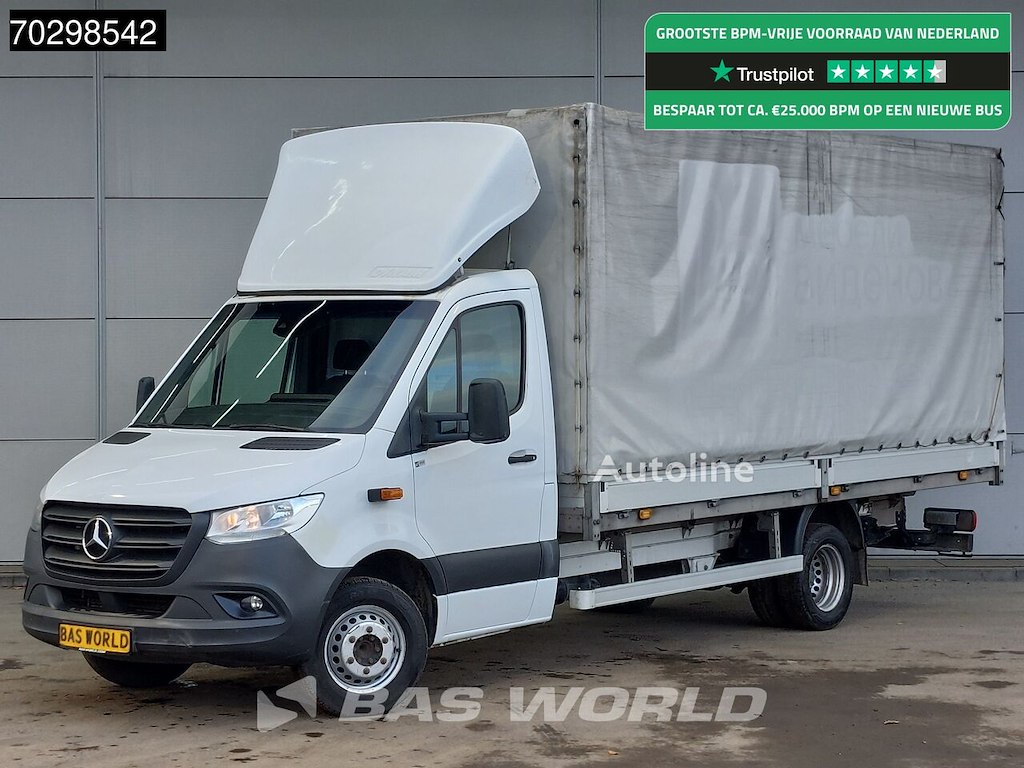 Mercedes-Benz Sprinter 519 CDI 3.0L V6 Automaat 484cm Dubbellucht Huif Bakwage kamion s ceradom