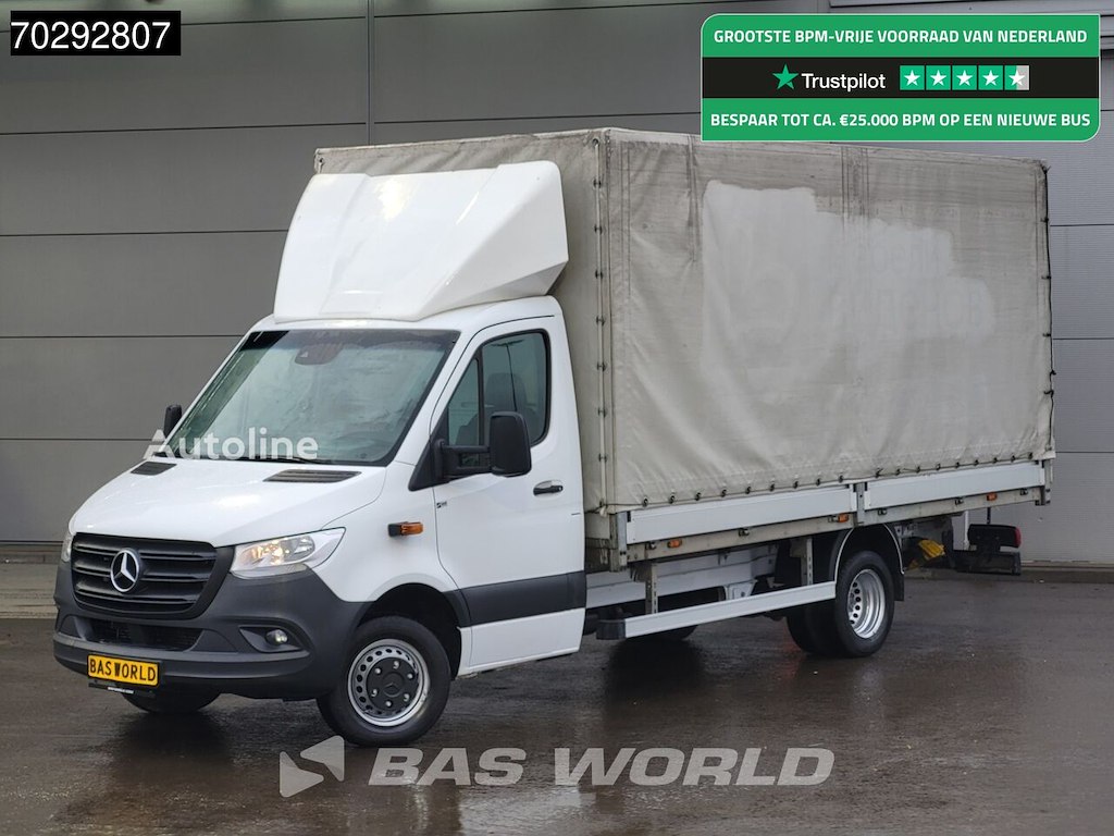 Mercedes-Benz Sprinter 519 CDI 3.0L V6 Automaat 484cm Dubbellucht Huif Bakwage kamion s ceradom