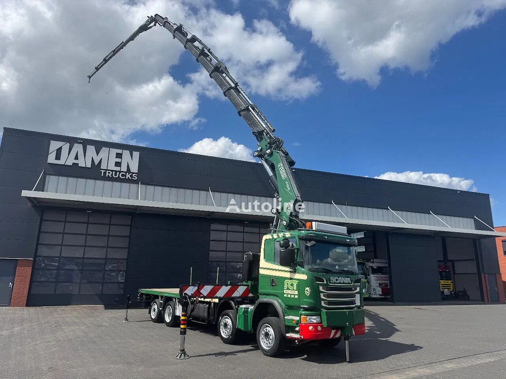 Scania G 450 8x2 Euro 6 FASSI F1100 RA.2.28 HE + JIB kamion platforma