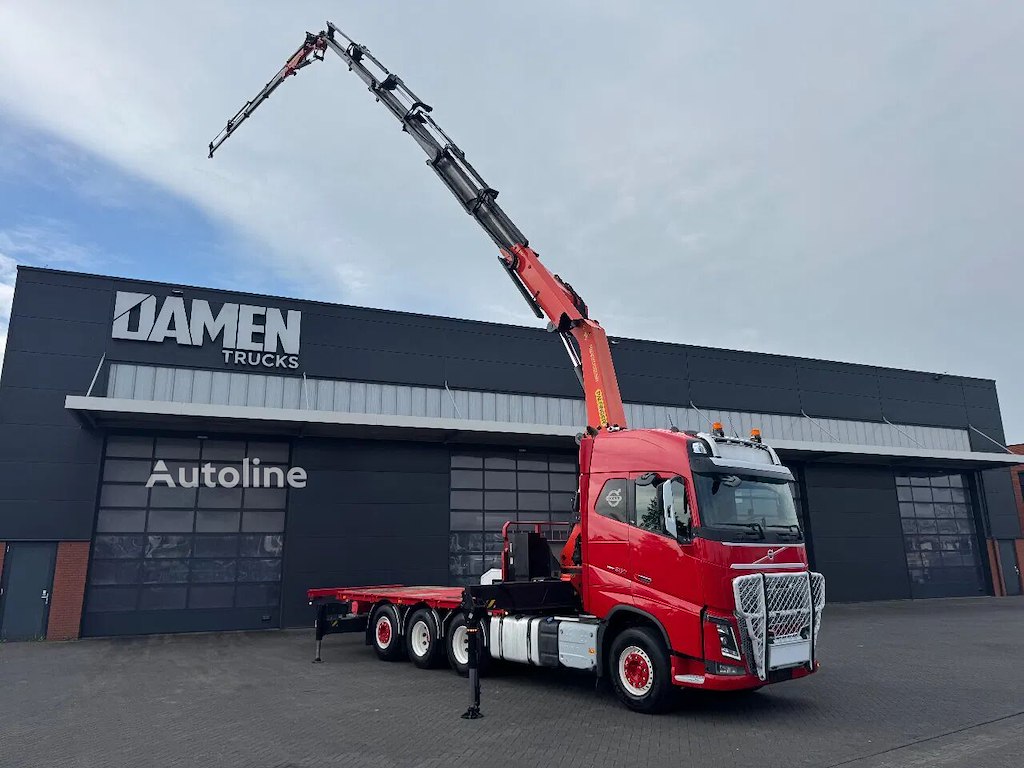 Volvo FH 16.650 8x4 Palfinger PK 42002-SH E + JIB PJ 080 C kamion platforma