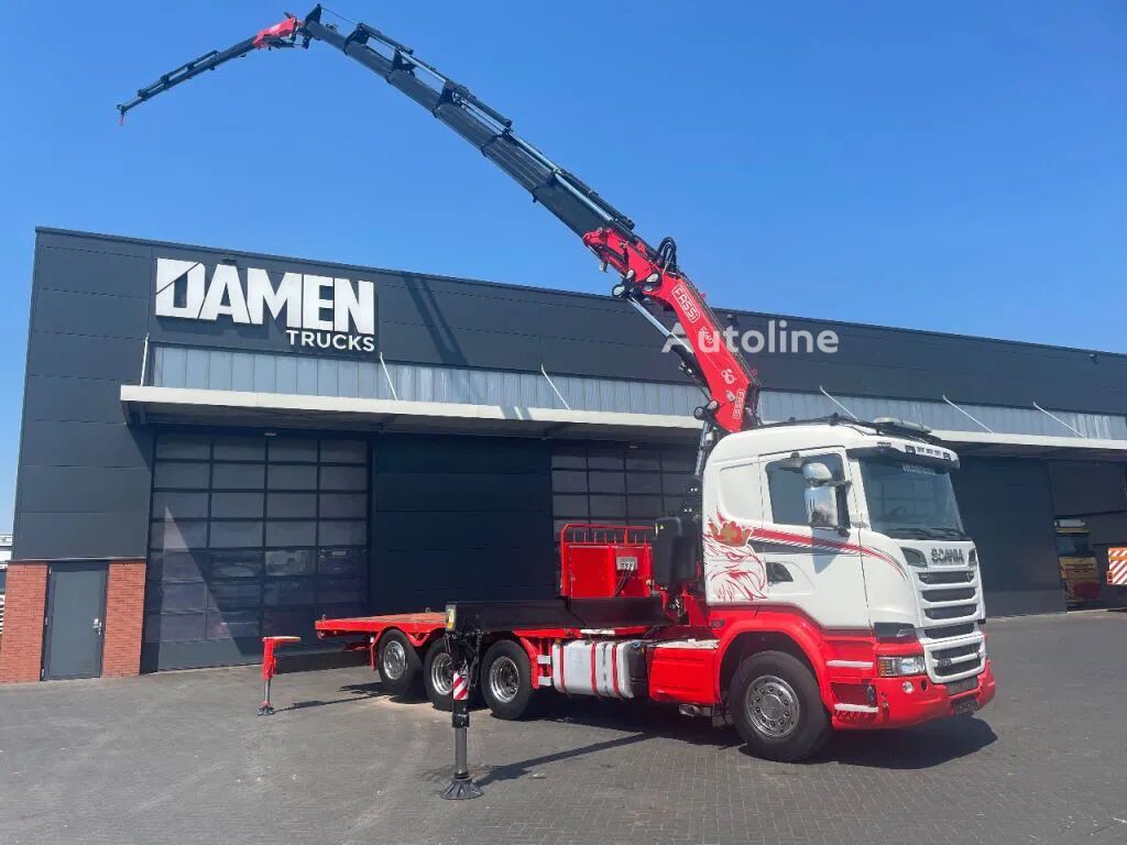Scania R 520 LB 8x4 V8 Euro 6 FASSI F 660 RA.2.26 + JIB kamion platforma