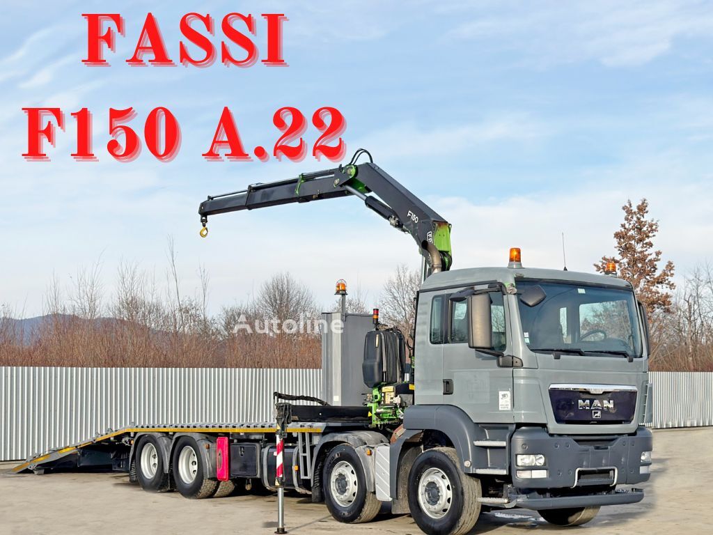 MAN TGS 35.360 * FASSI F150 A.22 + FUNK* TOPZUSTAND šlep auto