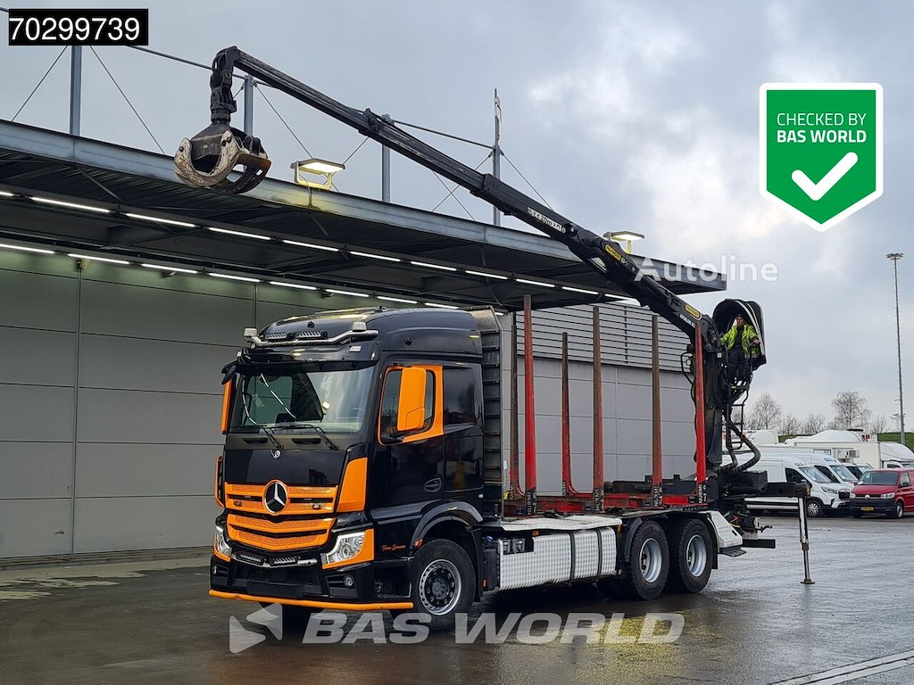 Novi Mercedes-Benz Actros 3353 6X4 Palfinger Epsilon M12Z woodcrane Holztransport R kamion za prevoz drva