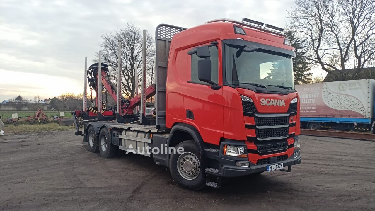 Scania R450 kamion za prevoz drva