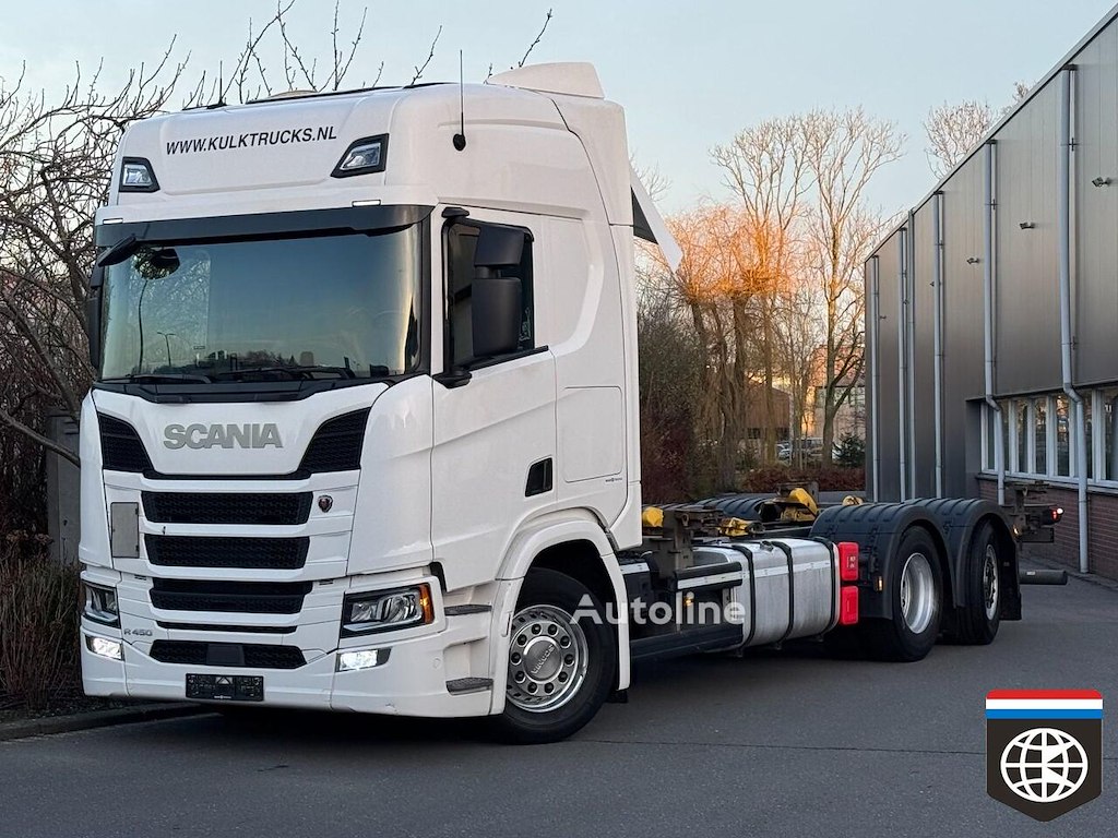 Scania R450 6X2/4 Highline Retarder Night a/c Full air - BDF CHASSIS - vozilo za prevoz kontejnera