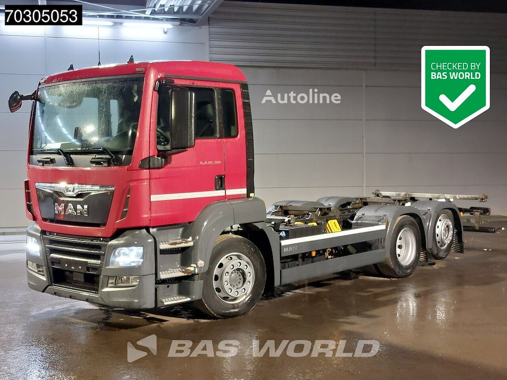 MAN TGS 26.320 TGS 6X2 BDF Lift+Steering Axle Automatic ADR Euro 6 vozilo za prevoz kontejnera