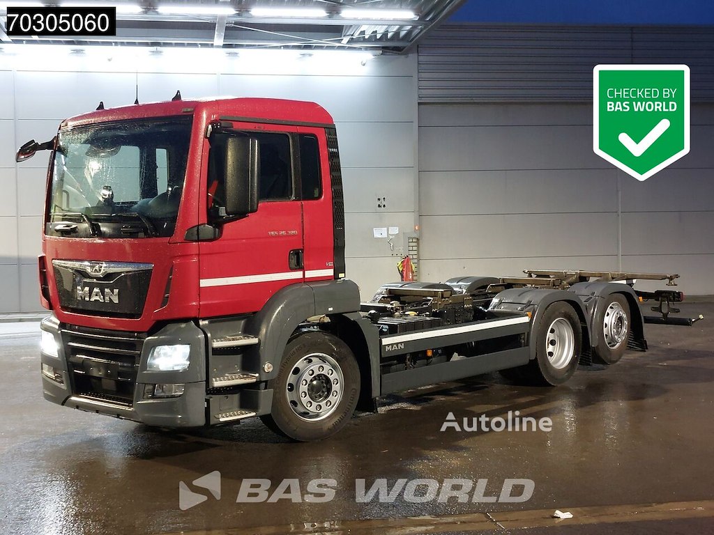 MAN TGS 26.320 TGS 6X2 ADR BDF Lift+Steering Axle Automatic Euro 6 vozilo za prevoz kontejnera