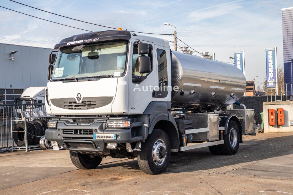 Renault KERAX 380+MAGYAR INOX 11000L/3COMP./MELK/LAIT/MILCH autocisterna za mleko