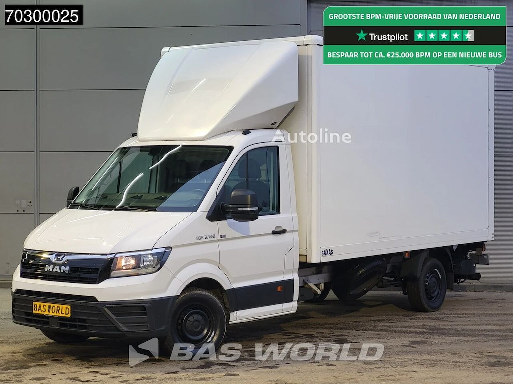 MAN TGE 3.140 Laadklep Bakwagen Airco Cruise Camera Euro6 Meubelbak kamion furgon < 3.5t