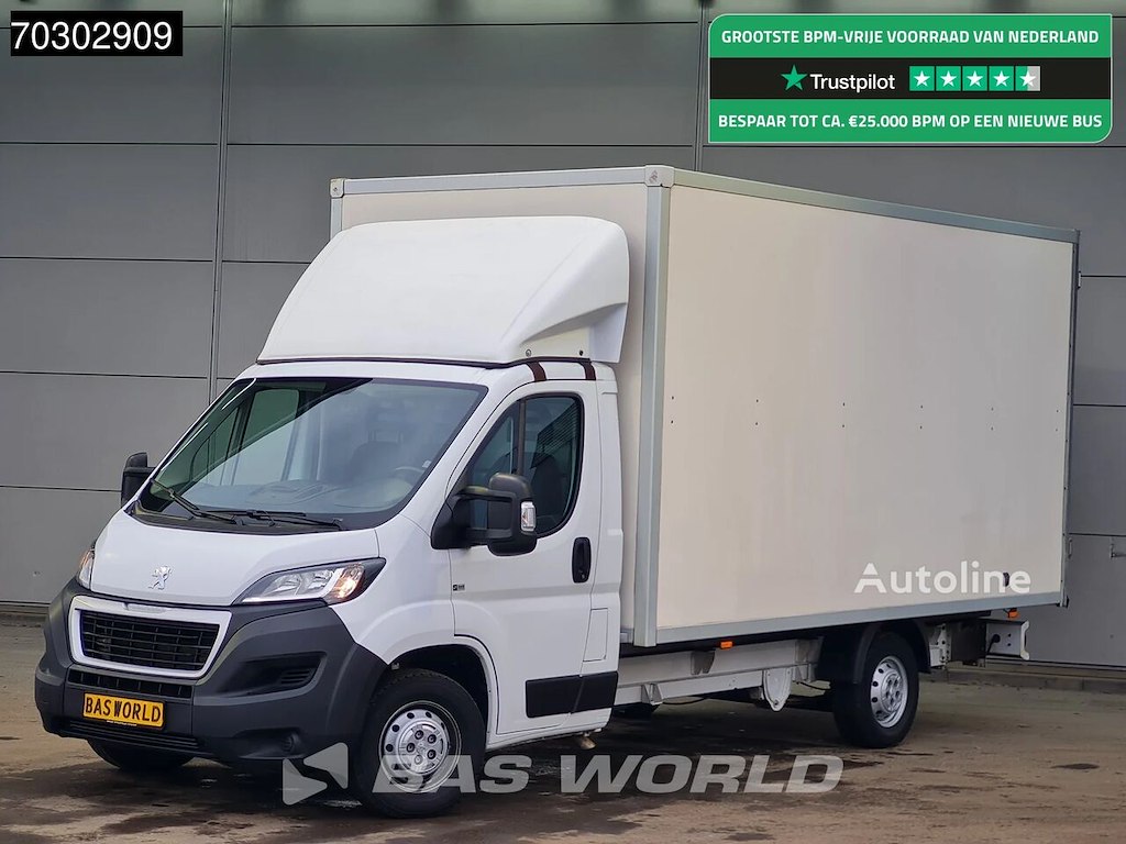 Peugeot Boxer 140PK Bakwagen Achterdeuren Airco Euro6 Meubelbak Koffer A kamion furgon < 3.5t