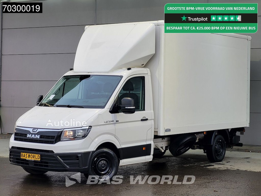 MAN TGE 3.140 Laadklep Bakwagen Airco Cruise Camera Euro6 Meubelbak kamion furgon < 3.5t