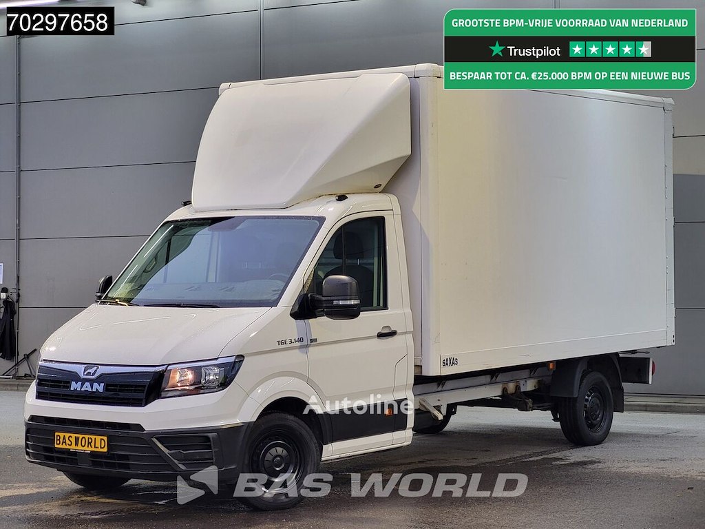 MAN TGE 3.140 Bakwagen Achterdeuren Airco Cruise Camera Euro6 Meubel kamion furgon < 3.5t