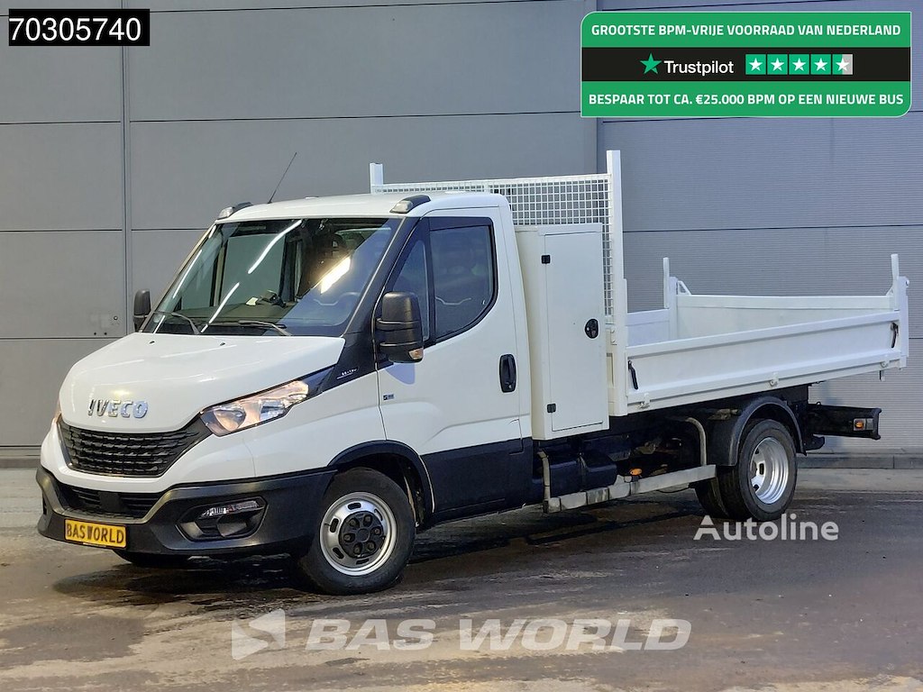 IVECO Daily 35C14 Kipper met Kist Dubbellucht 3,5t Trekhaak Airco Crui kamion kiper < 3.5t