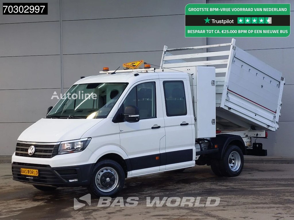 Volkswagen Crafter 177pk Automaat Kipper Dubbellucht 3,5t Trekhaak Navi Air kamion kiper < 3.5t