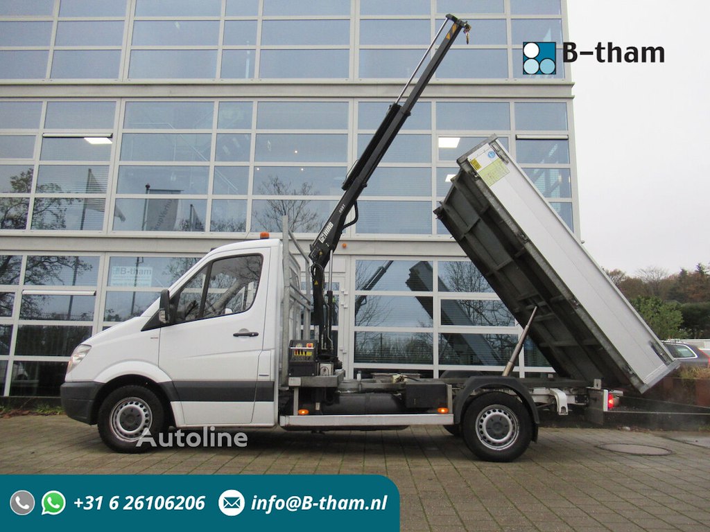 Mercedes-Benz Sprinter 316 1.8 NGT 366 Kipper + HIAB Kraan Kran Crane kamion kiper < 3.5t