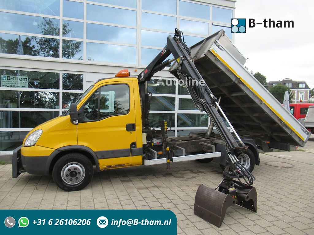 IVECO DAILY 65C15 Kipper + HIAB 044 Kraan Kran Crane kamion kiper < 3.5t