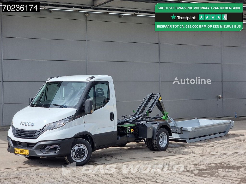 Novi IVECO Daily 35C16 3.0L 160PK Haakarm Airco Cruise Euro6 Kipper Hooklif kamion kiper < 3.5t