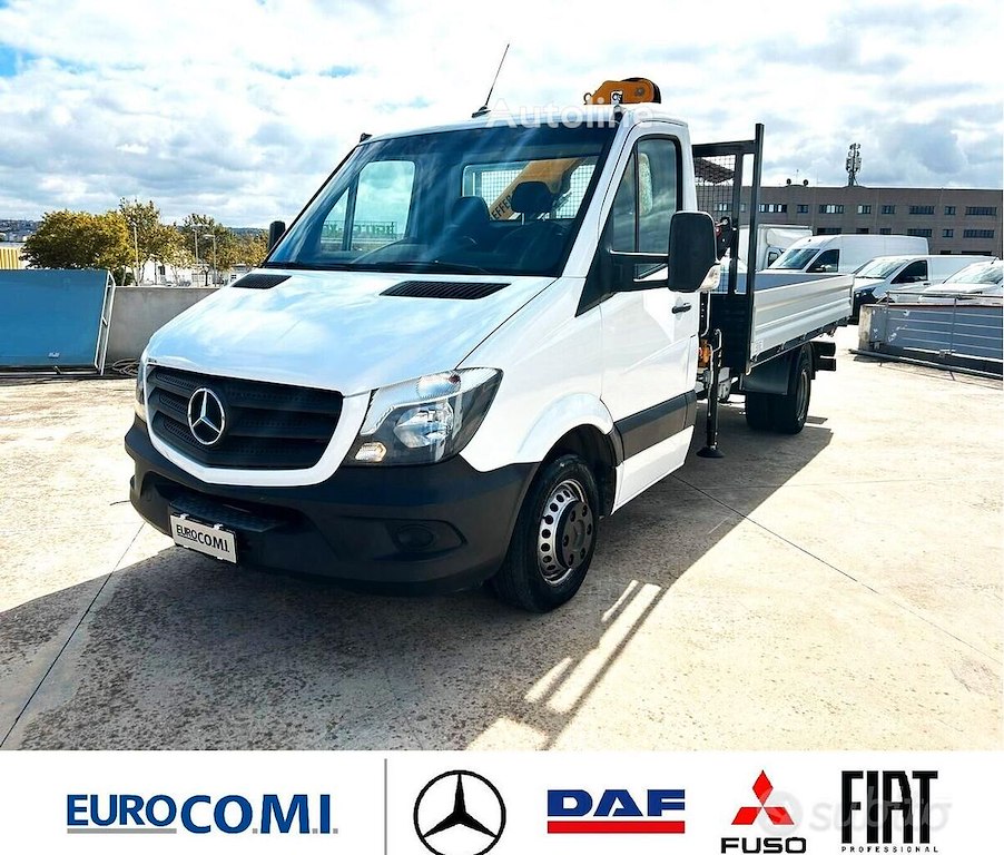 Mercedes-Benz 419 T 43.35 Gru 3 sfili + Cassone Fi kamion s ravnom platformom < 3.5t