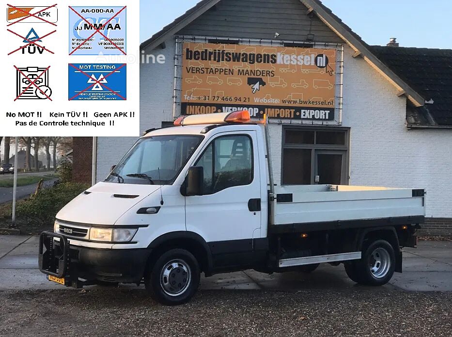 IVECO Daily 40C13 2.8 Hpi 92 kW Open Laadbak Pick up kamion s ravnom platformom < 3.5t