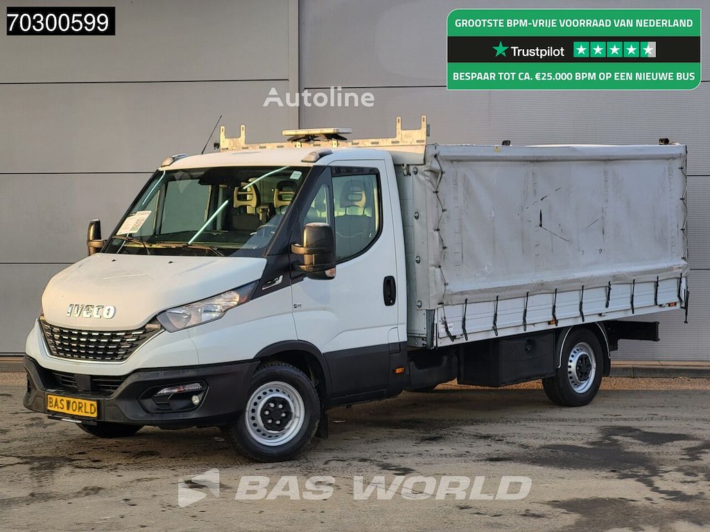 IVECO Daily 35S16 Automaat Open Laadbak 3,5t Trekhaak ACC Airco Camera kamion s ravnom platformom < 3.5t