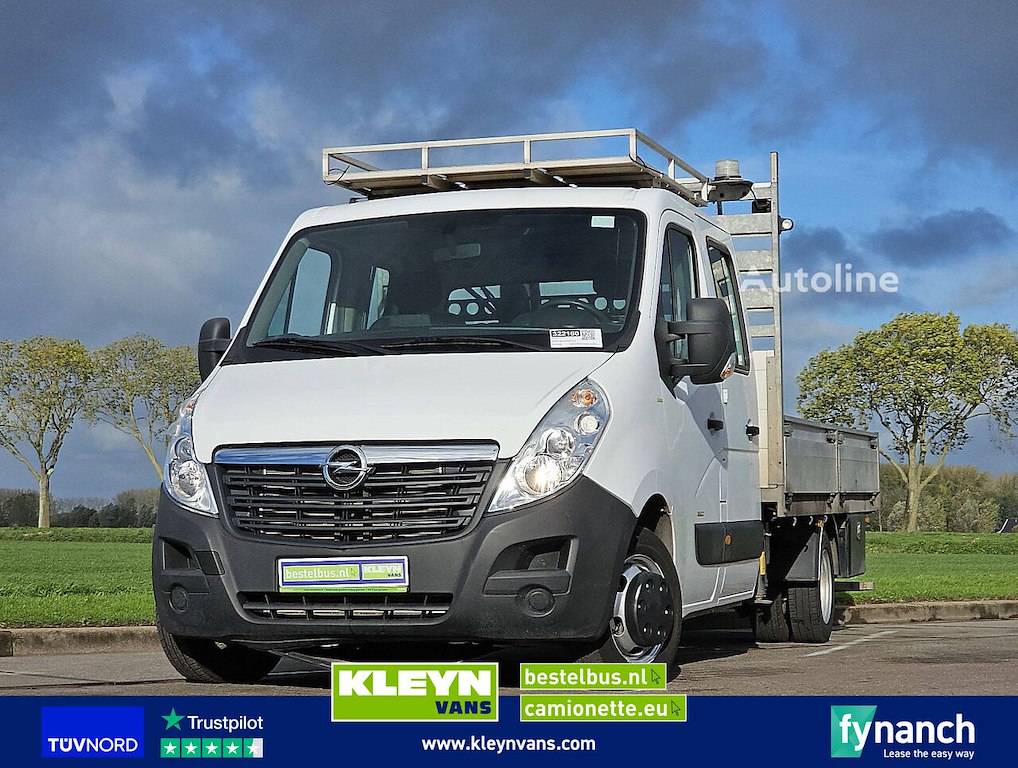 Opel MOVANO 2.3 ac laadkraan EURO6 kamion s ravnom platformom < 3.5t