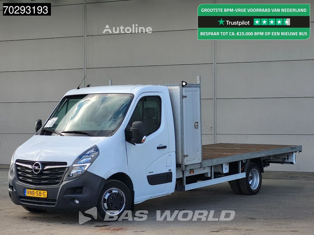 Opel Movano 165PK Open Laadbak Dubbellucht 3,5t Trekhaak LED Navi Air kamion s ravnom platformom < 3.5t