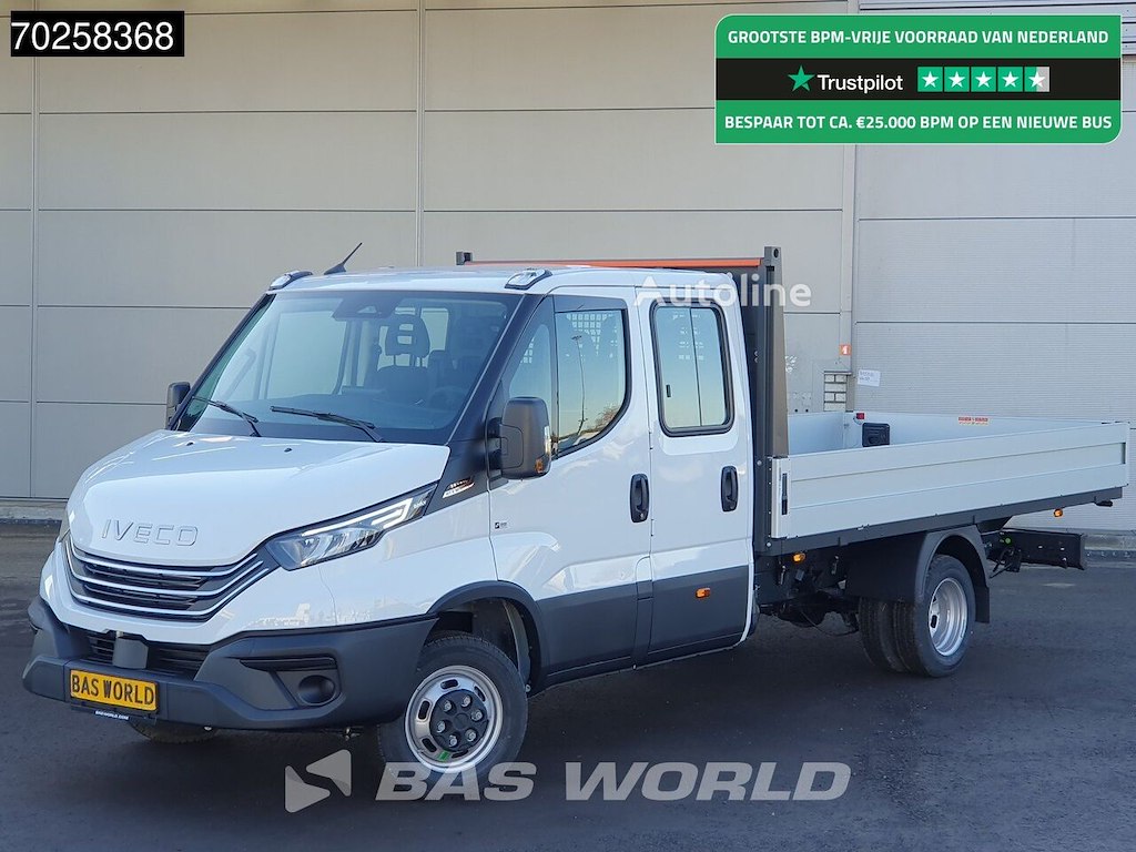 Novi IVECO Daily 35C21 3.0L Automaat 210PK 2025-Model Open laadbak Dubbel C kamion s ravnom platformom < 3.5t