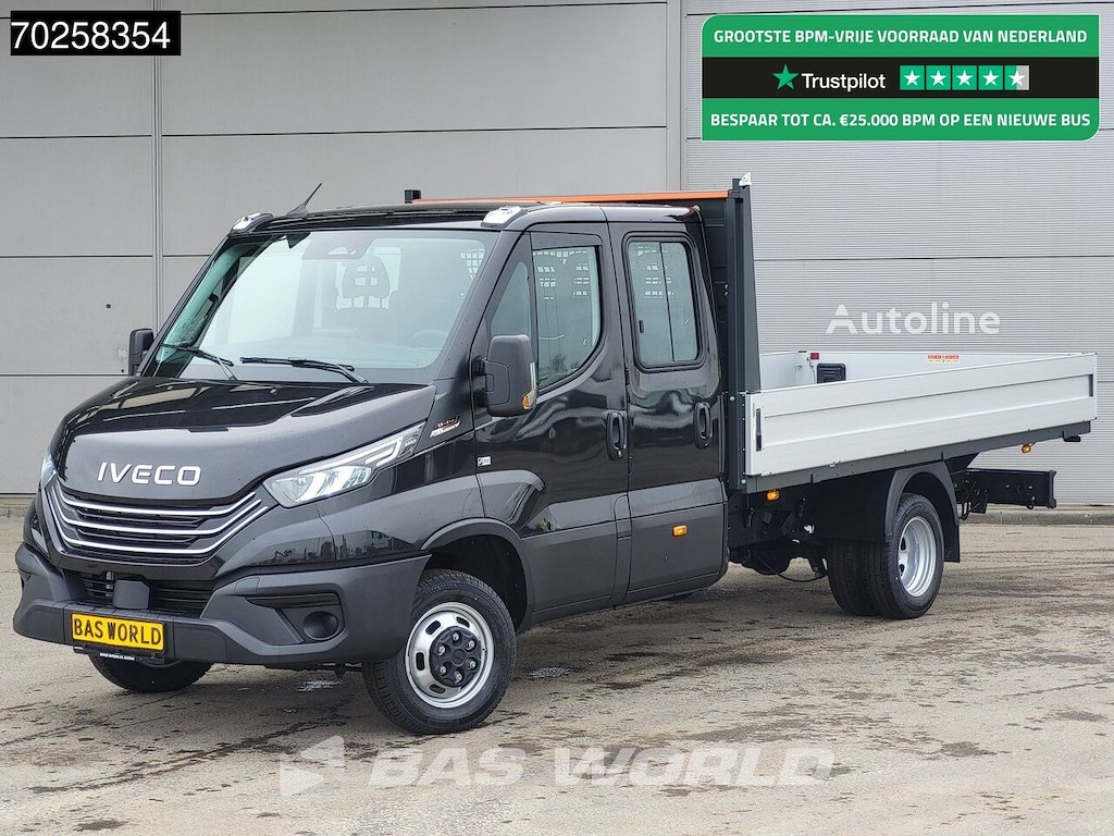 Novi IVECO Daily 35C21 3.0L Automaat 210PK 2025-Model Open laadbak Dubbel C kamion s ravnom platformom < 3.5t