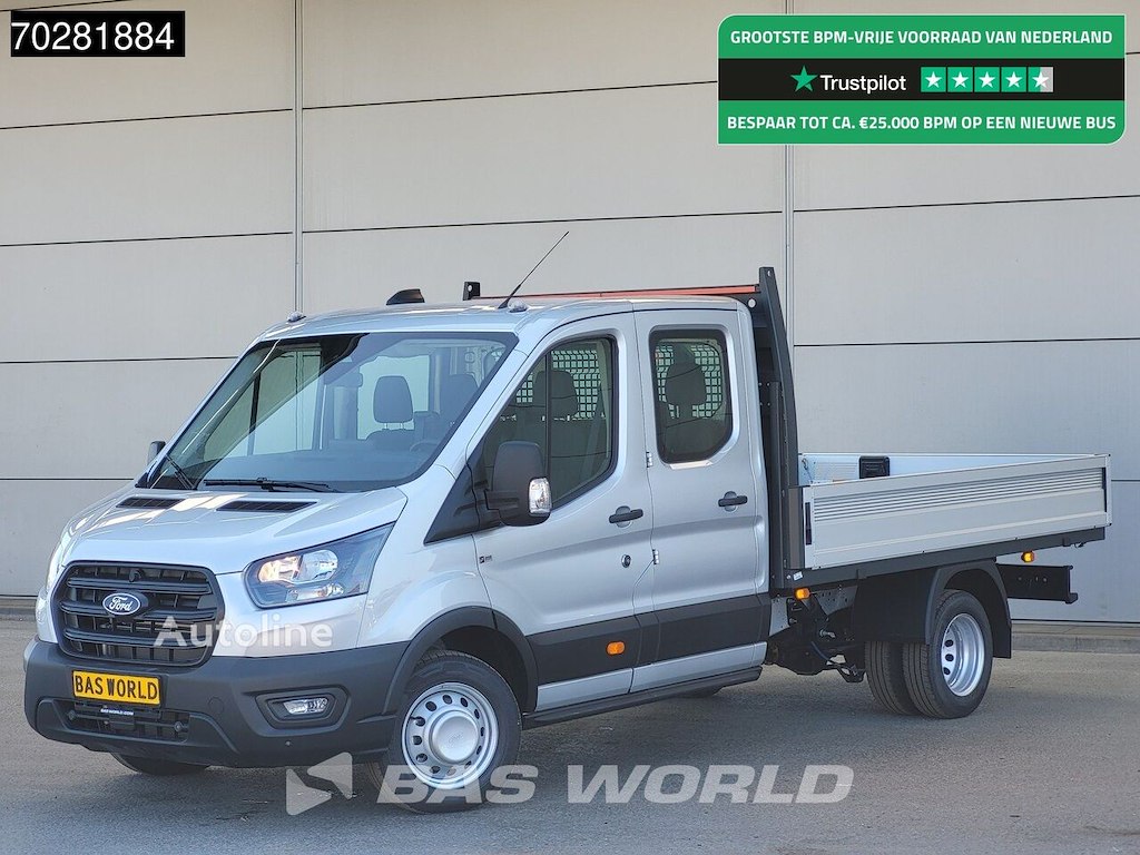Novi Ford Transit 170pk Automaat Dubbel Cabine 3500kg Trekhaak Open Laadba kamion s ravnom platformom < 3.5t