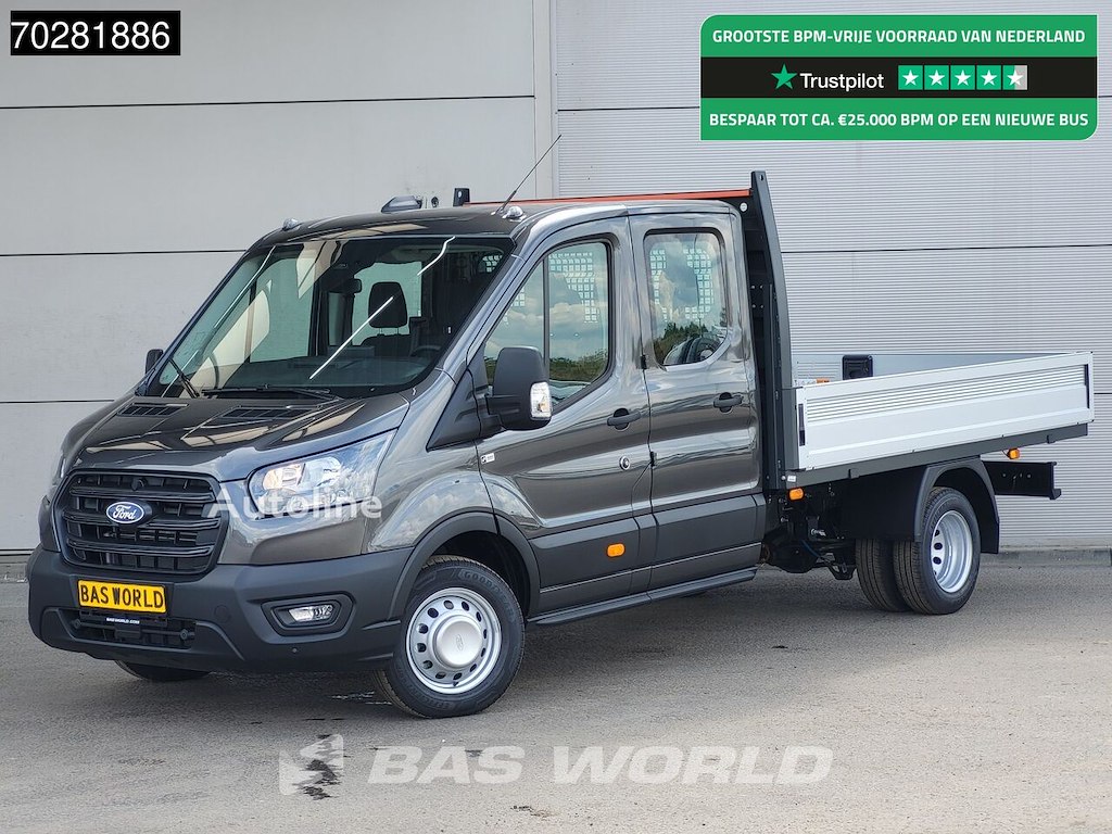 Novi Ford Transit 170pk Automaat Dubbel Cabine 3500kg Trekhaak Open Laadba kamion s ravnom platformom < 3.5t