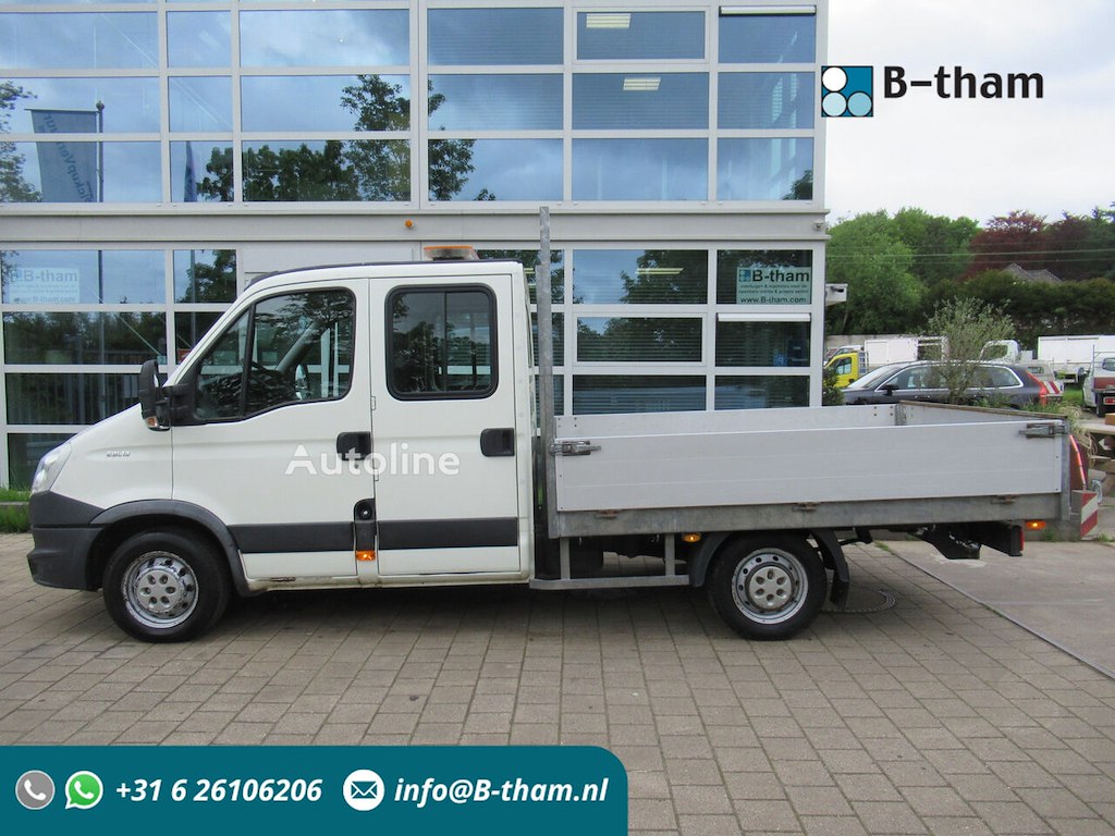 IVECO Daily 29L13 2.3HPi 93KW 345 DOKA Dubbelcabine kamion s ravnom platformom < 3.5t