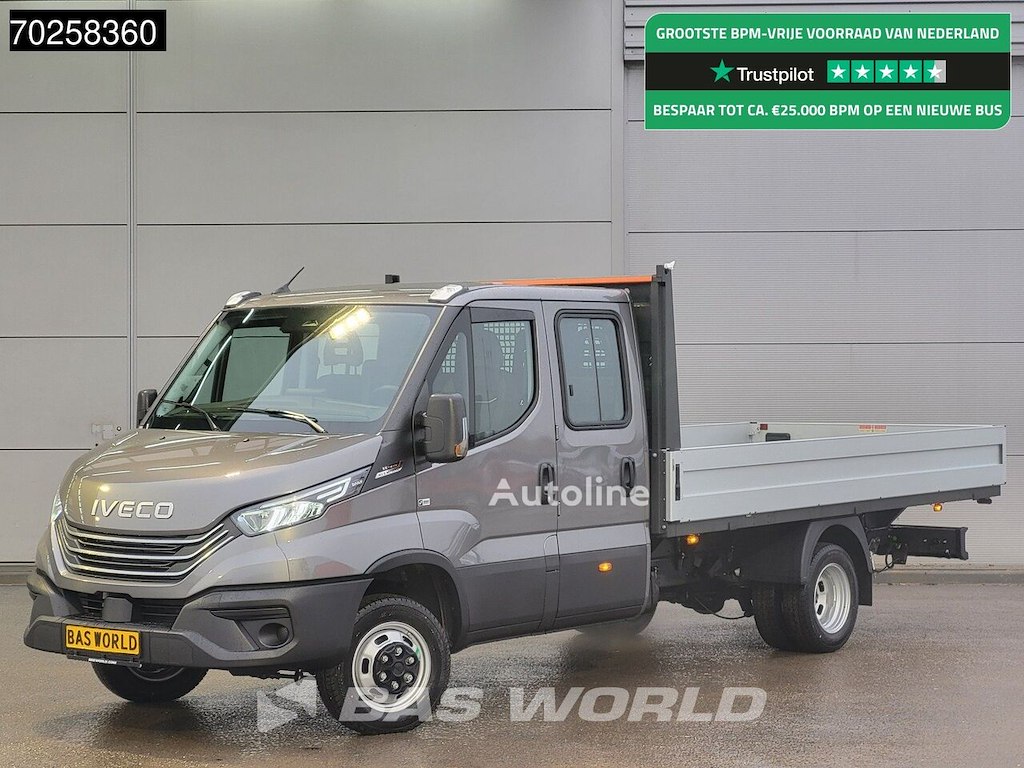 Novi IVECO Daily 35C21 3.0L Automaat 210PK 2025-Model Open laadbak Dubbel C kamion s ravnom platformom < 3.5t