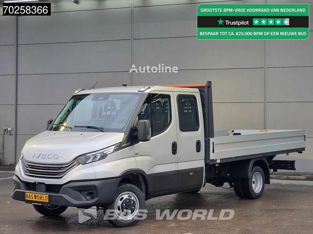 Novi IVECO Daily 35C21 3.0L Automaat 210PK 2025-Model Open laadbak Dubbel C kamion s ravnom platformom < 3.5t