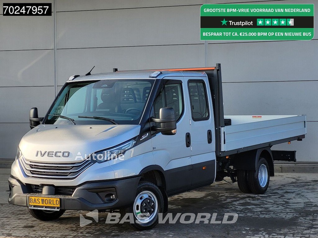 Novi IVECO Daily 35C18 3.0L Automaat 180PK Dubbel Cabine Open Laadbak 2025- kamion s ravnom platformom < 3.5t