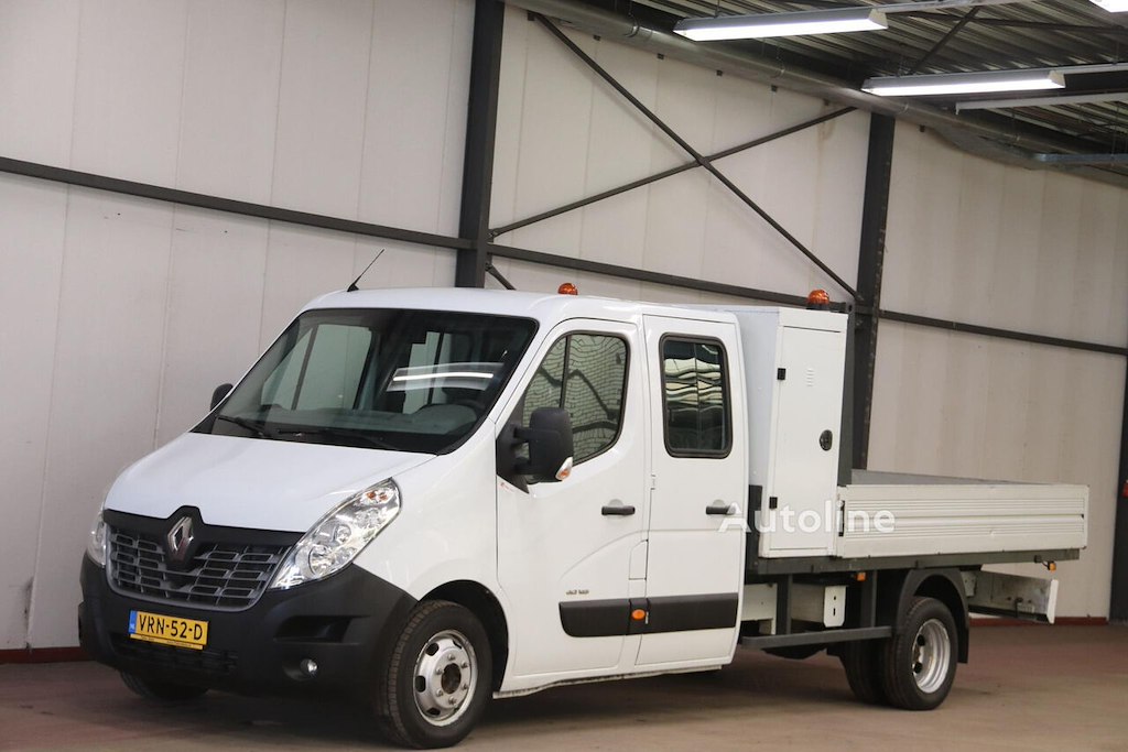 Renault Master 2.3 dCi DC DUBBEL CABINE OPEN LAADBAK kamion s ravnom platformom < 3.5t