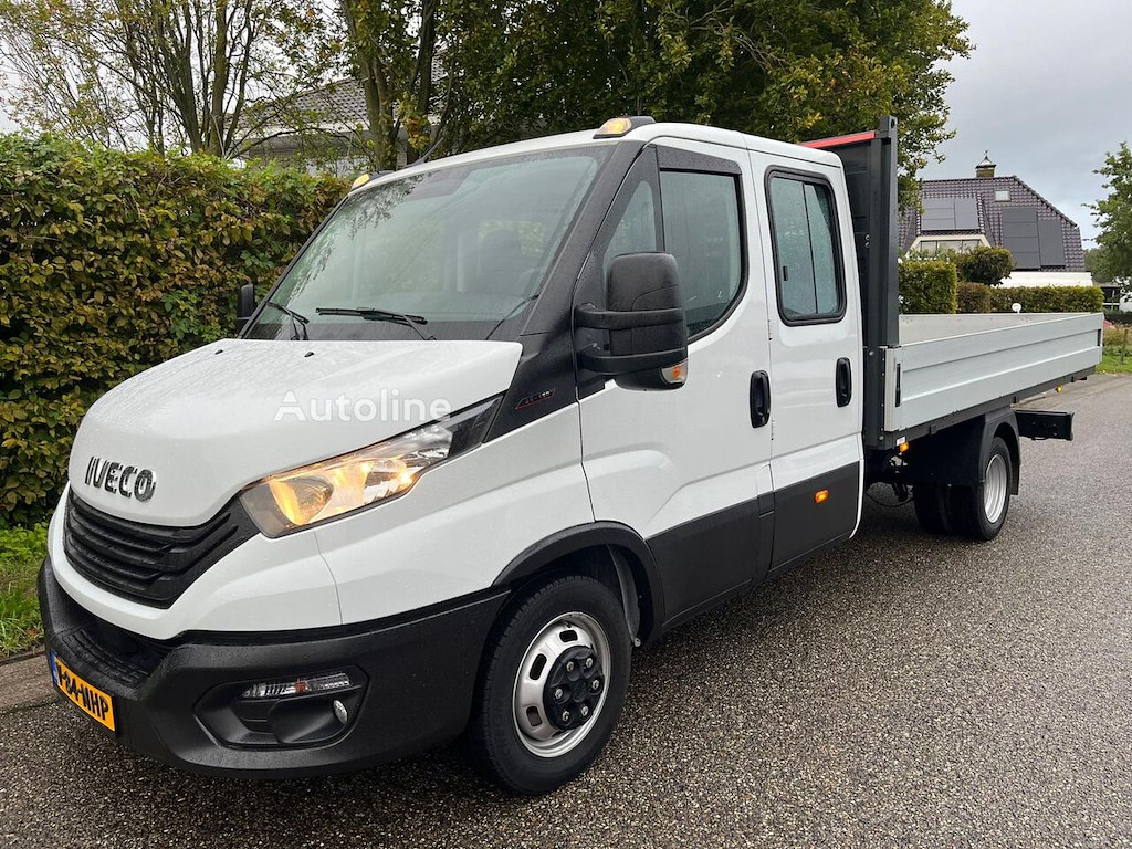 IVECO Daily 35C18 3.0 180PK Dubbele cabine Open laadbak kamion s ravnom platformom < 3.5t