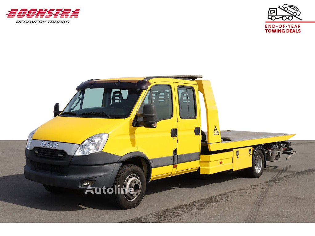 IVECO Daily 70C21 DoKa Falkom FAS 3000 Winde Brille 1e Eig. šlep auto < 3.5t