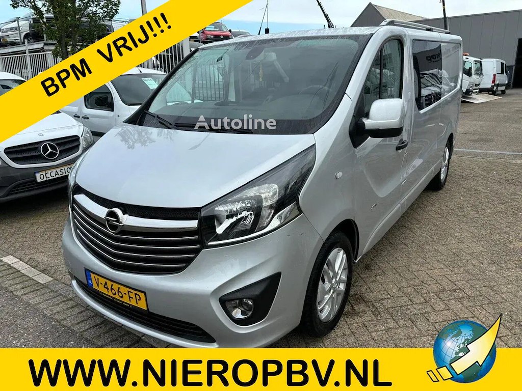 Opel Vivaro L2 dubcab airco navi trekhaak minibus furgon