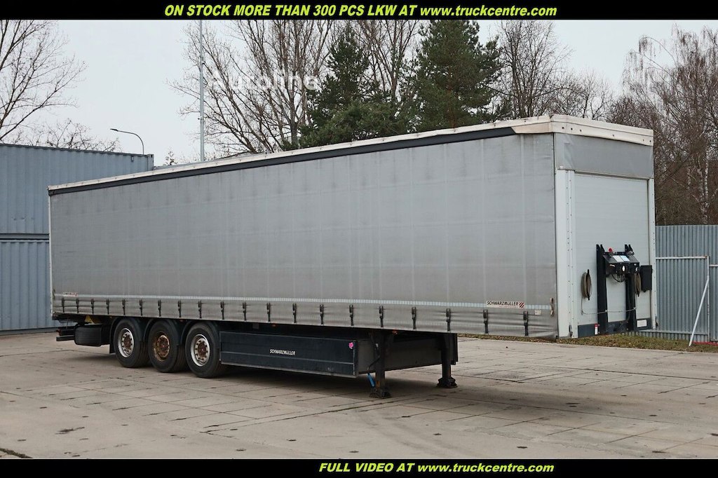 Schwarzmüller J-SERIE, STANDARD,ALUMINIUM SIDED, LIFT AXLE,SAF poluprikolica sa kliznom ceradom