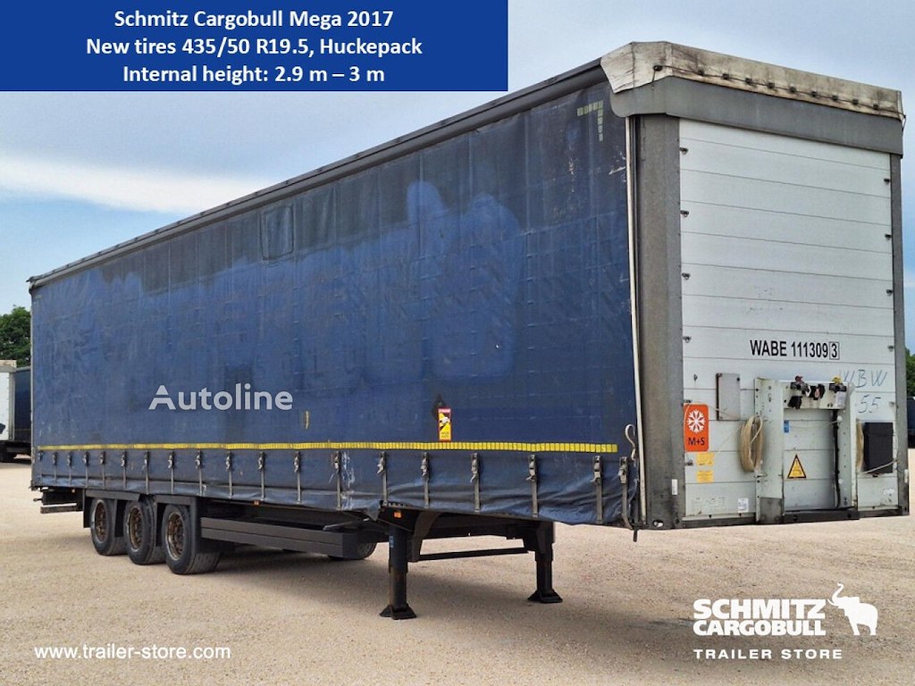 Schmitz Cargobull Curtainsider poluprikolica sa kliznom ceradom