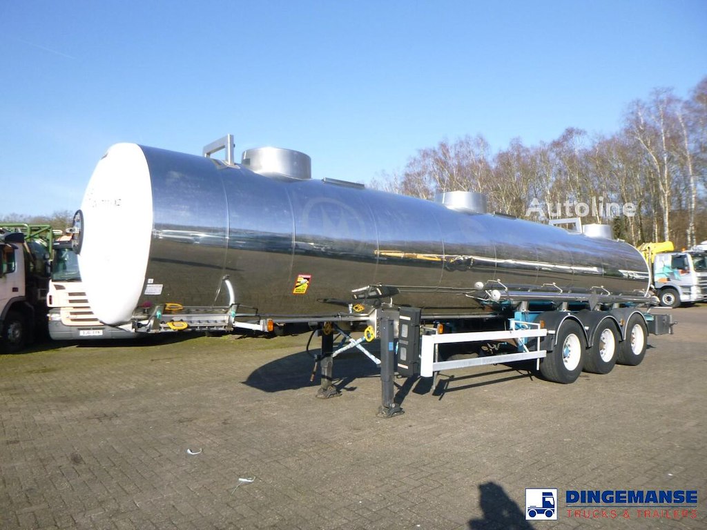 Magyar Chemical tank inox 22.3 m3 / 1 comp cisterna za prevoz hemikalija