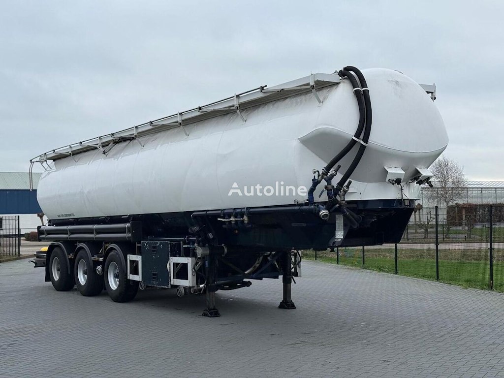 Feldbinder EUT 59.3 59.3 CUMBER, 4 COMPARTMENTS, THREE TIMES TEN-TON AXLES, cisterna silos