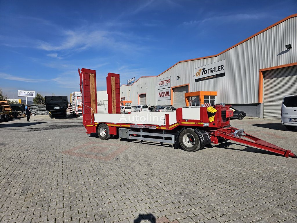 Nova Nova Drawbar Lowbed Trailer with Hydraulic Rramp prikolica sa niskom platformom
