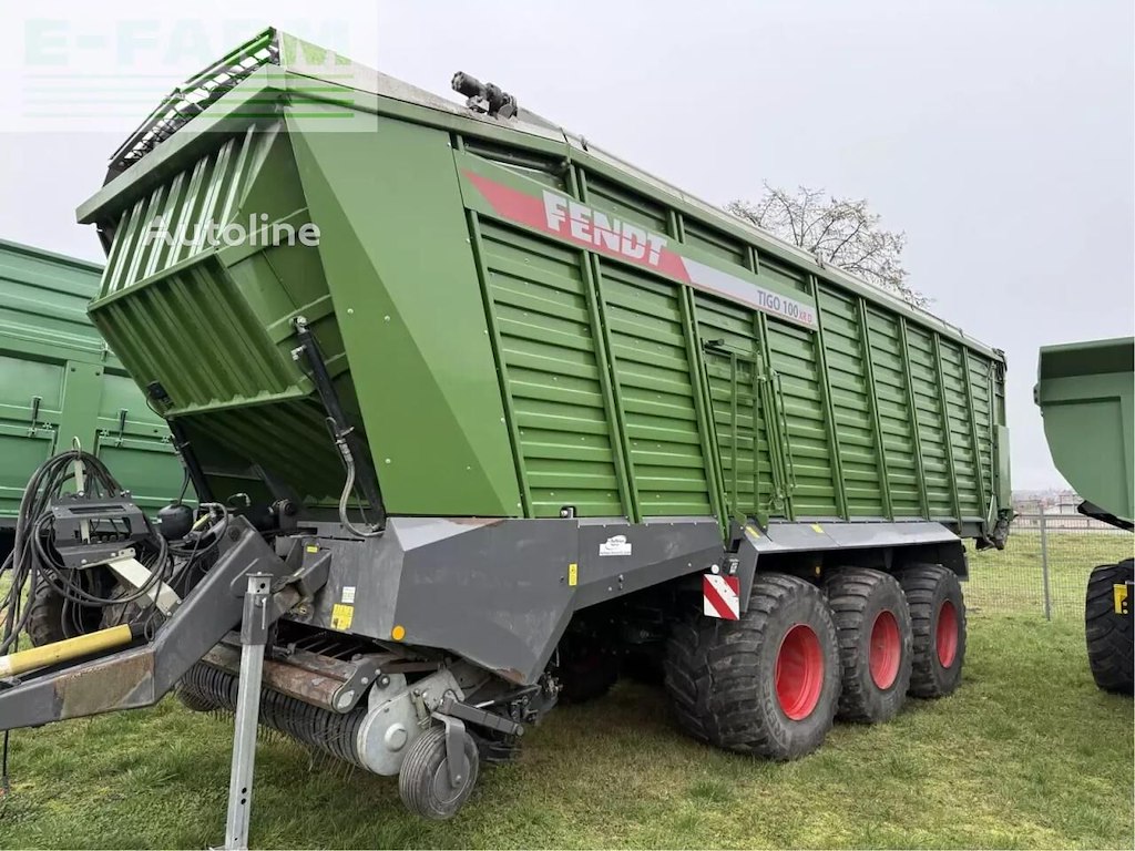 Fendt tigo 100 xr prikolica platforma