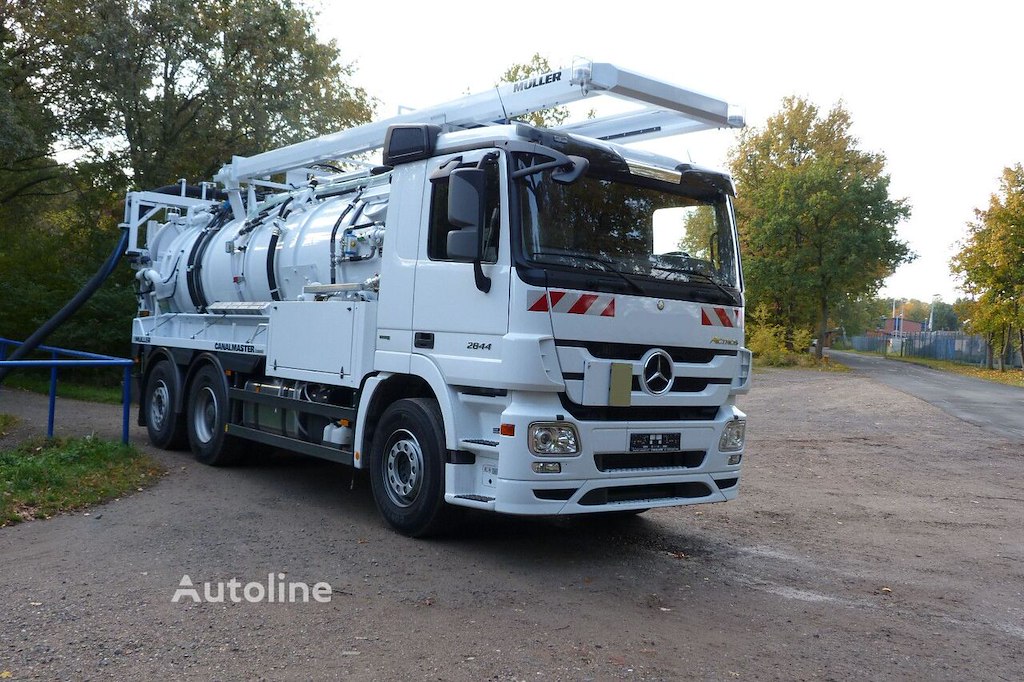 Mercedes-Benz Actros 2844 6x2 Müller 10m³ Canalmaster WRG vozilo za čišćenje kanalizacije