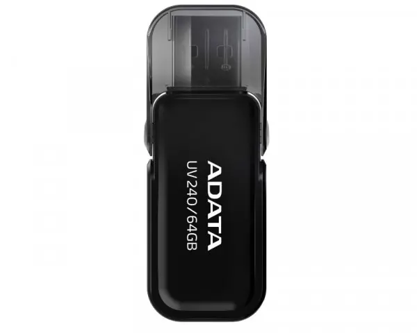 A-DATA 64GB 2.0 AUV240-64G-RBK crni
