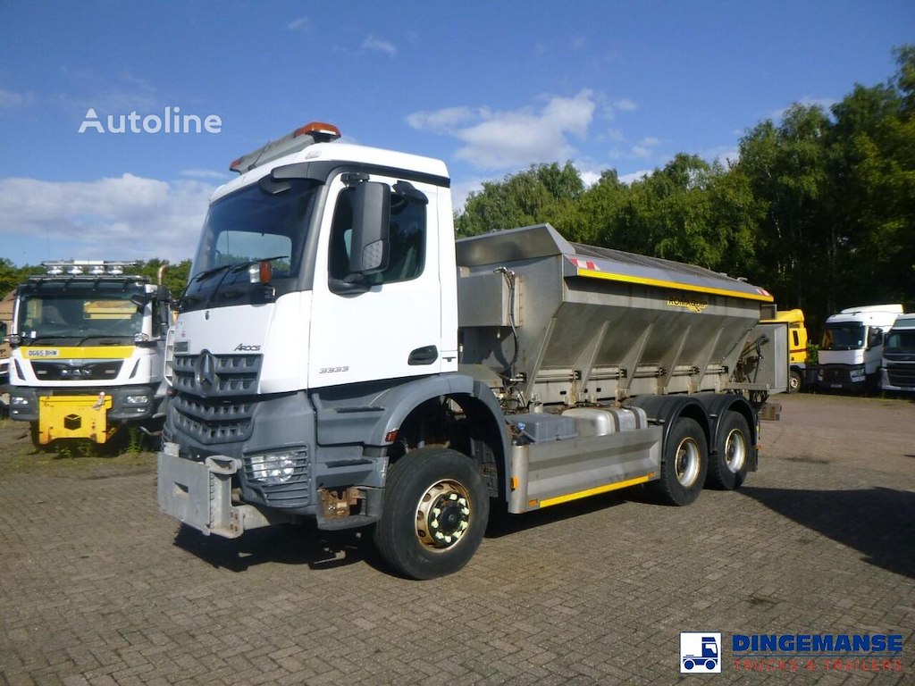 Mercedes-Benz Arocs 3333 6x6 RHD Romaquip gritter rasipač peska
