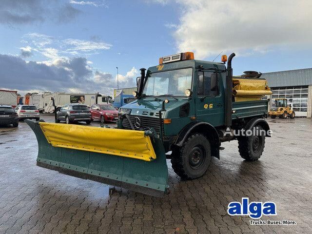 Unimog U 1400 4x4, Winterdienst, Schneeschild, Streuer rasipač peska